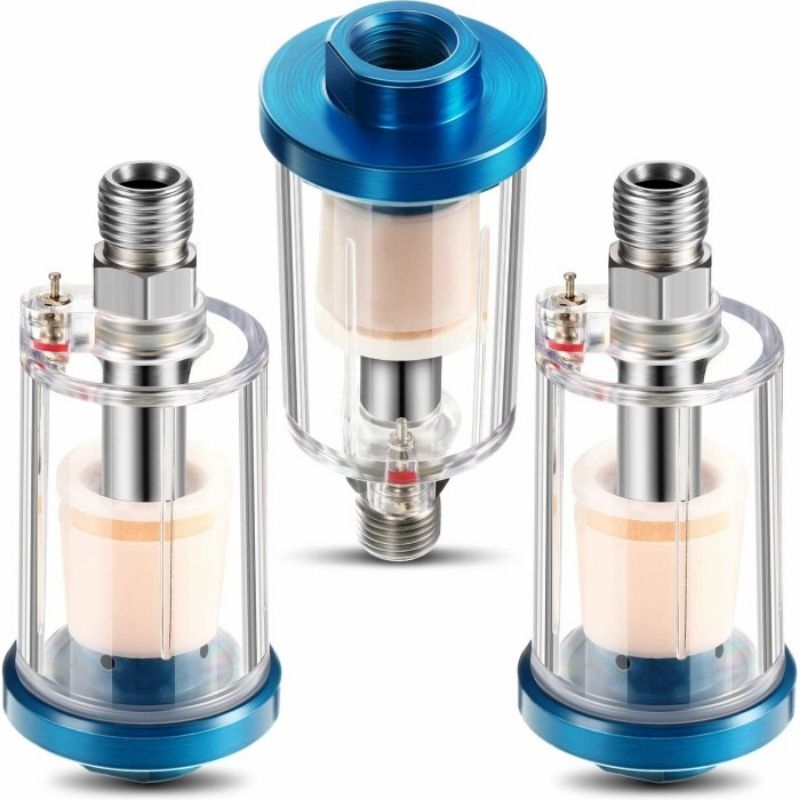 Jual Oil Water Separator 1/4 Air Filter Udara Kompressor Saringan Spray ...
