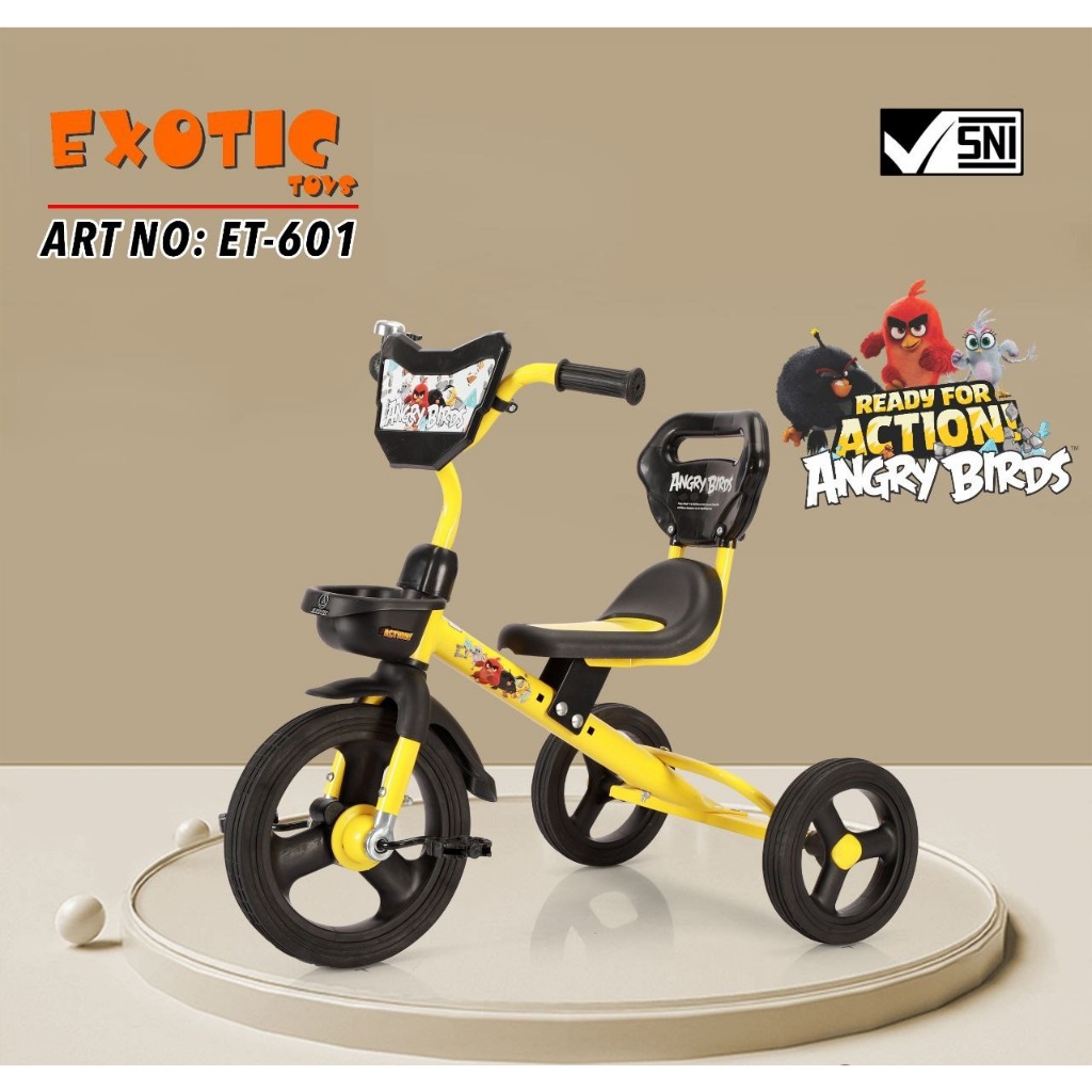 Jual Sepeda Anak Roda Tiga EXOTIC ET - 601 | Shopee Indonesia