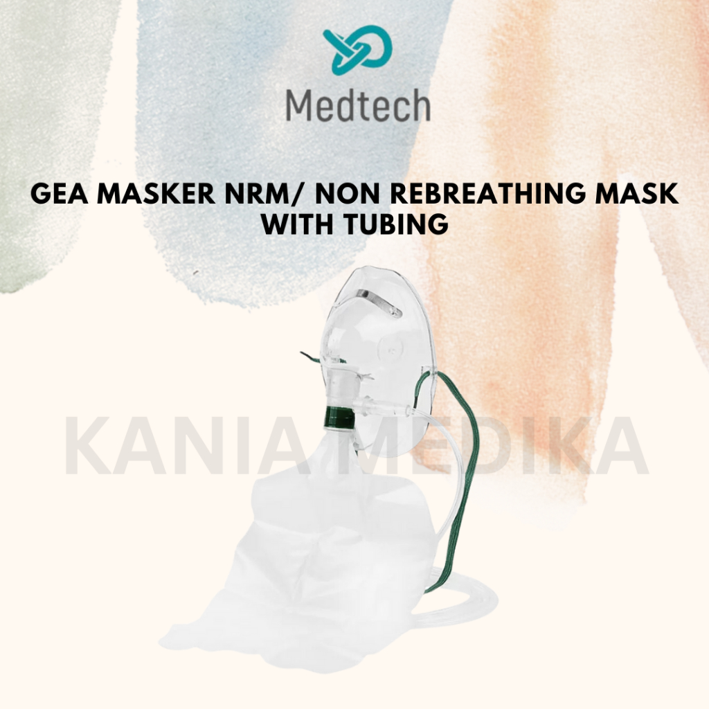 Jual GEA Masker Non Rebreathing Mask With Tubing/ Masker NRM Anak ...