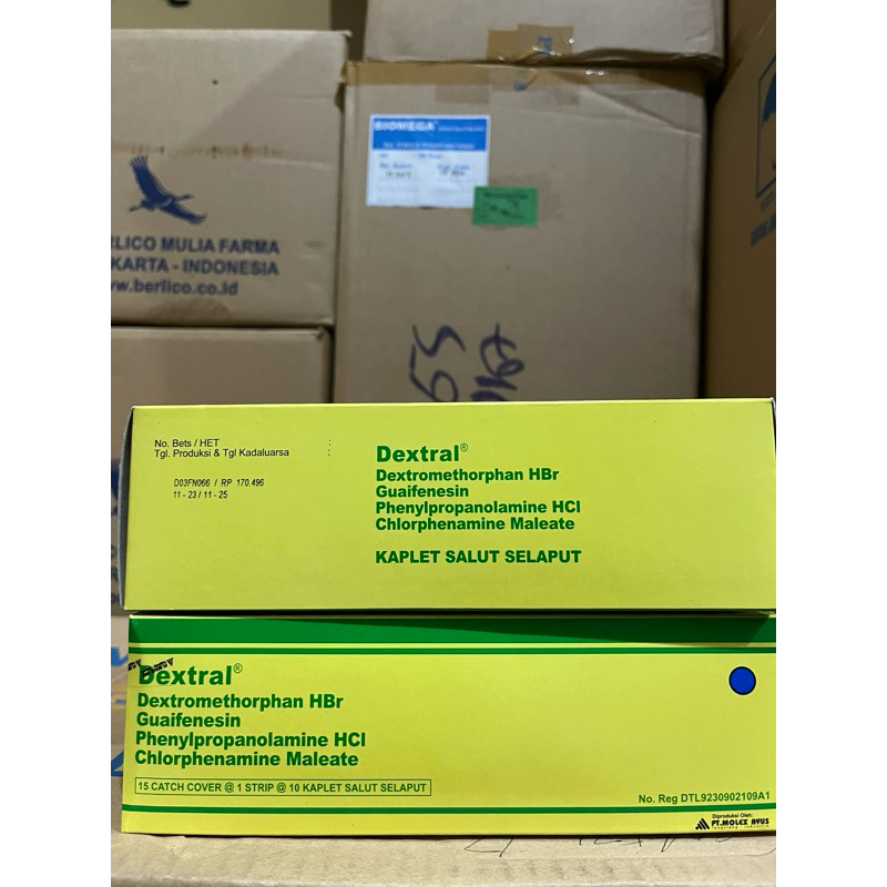 Jual Dextral Tablet Obat Batuk - Per Box | Shopee Indonesia