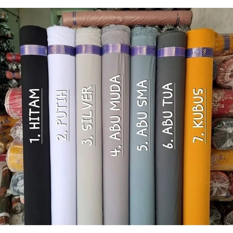Jual kain wolfis premium harga per 1 meter | Shopee Indonesia