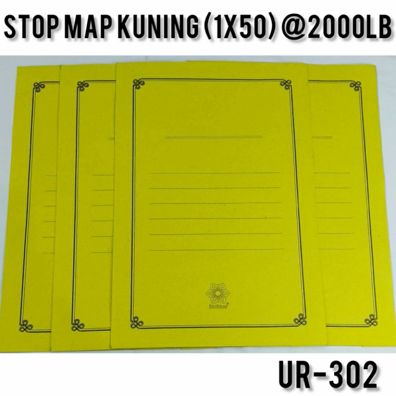 Jual STOPMAP / STOFMAP / MAP KERTAS WARNA KUNING | Shopee Indonesia