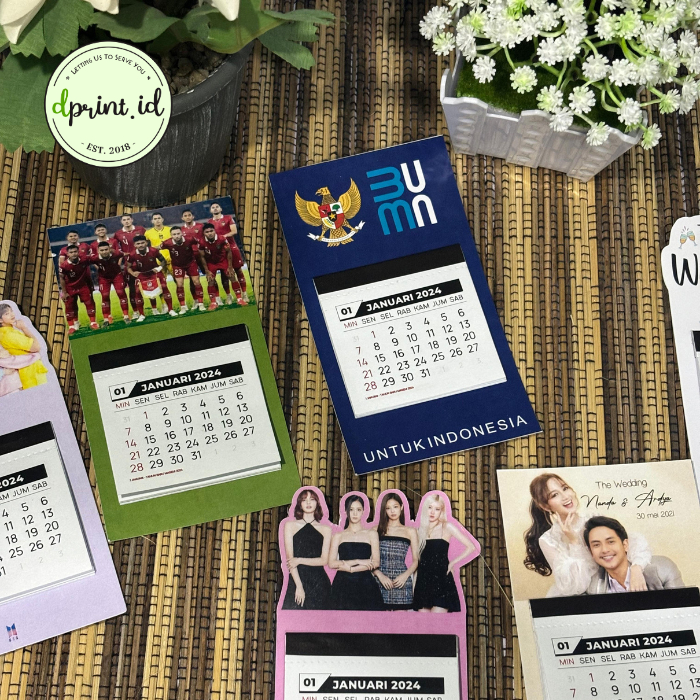 Jual Kalender Magnet 2024 Custom - Paket Murah 8 Pcs 12 Pcs 24 Pcs ...