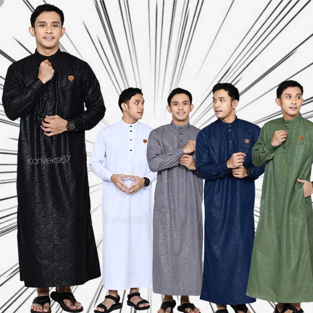 Jual Jubah Manset Etnik Model Haramain Gamis Laki Laki Pria Dewasa ...