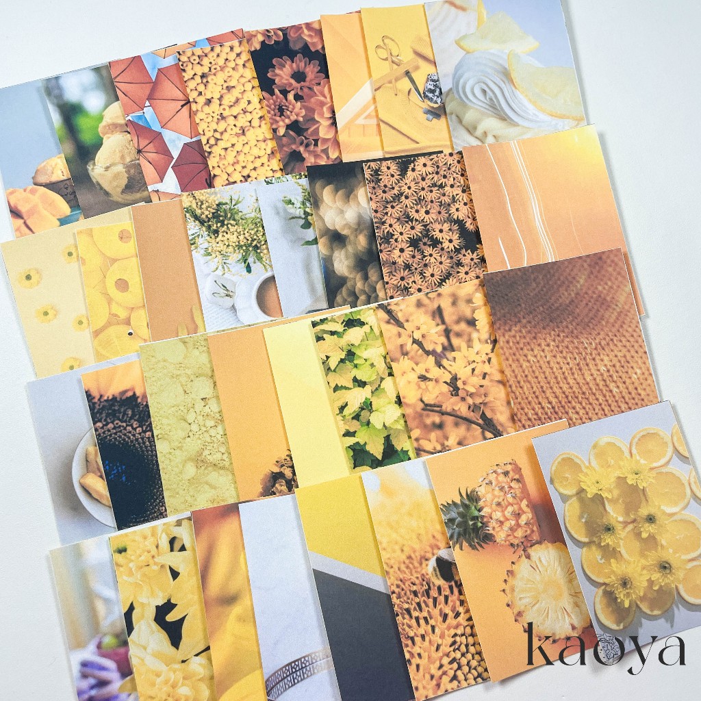 Jual 32pcs Sticker Deco: Yellow Theme Stiker Dekorasi Tema Warna Kuning ...
