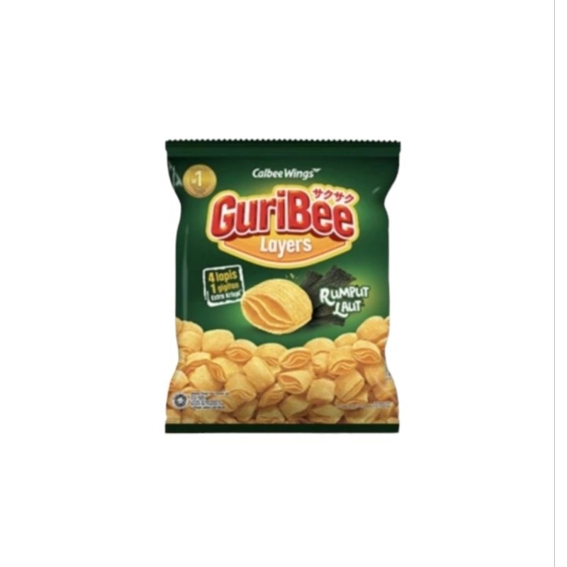 Jual Guribee Layers Rumput Laut 68g | Shopee Indonesia