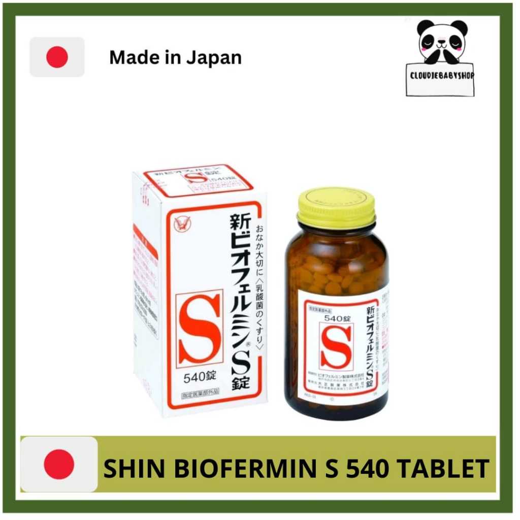 Jual Shin Biofermin S 540 Tablets obat pencernaan original Japan ...