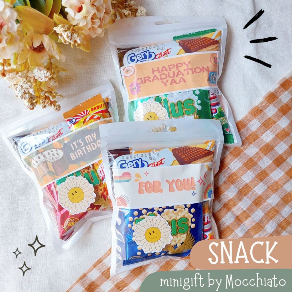 Jual Mini Gift Snack Freebie Aesthetic Mini Hampers Ulang Tahun Sempro ...