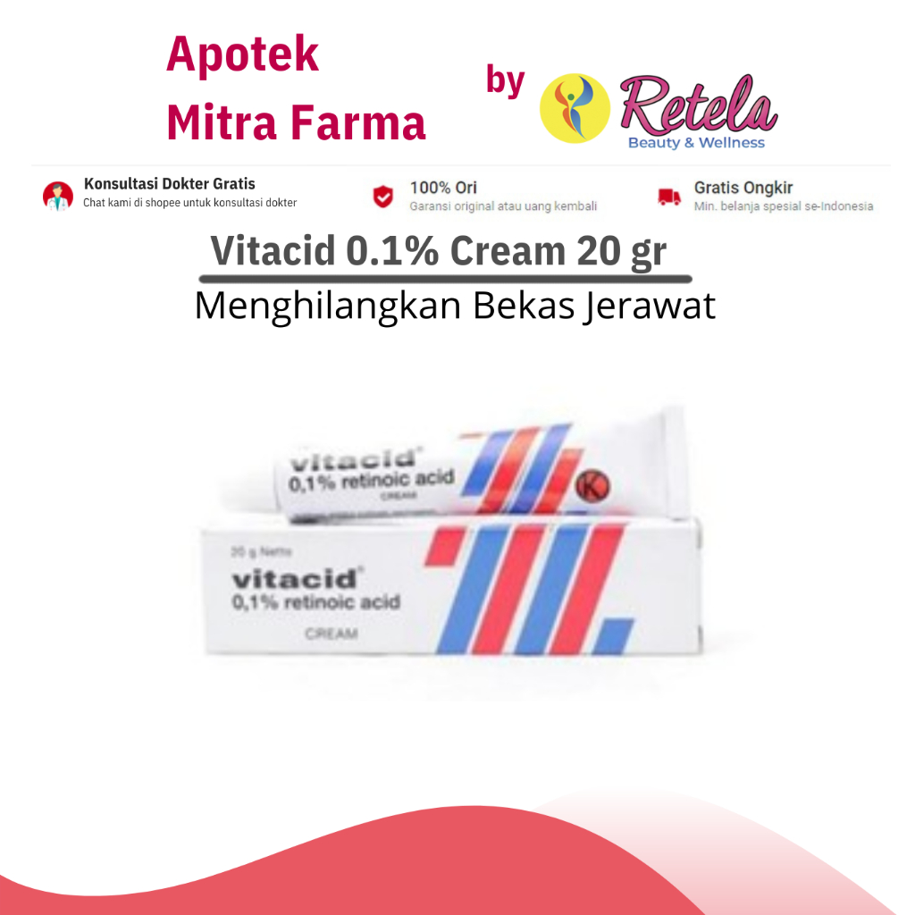 Jual Vitacid 0.1% Cream 20 gr | Shopee Indonesia