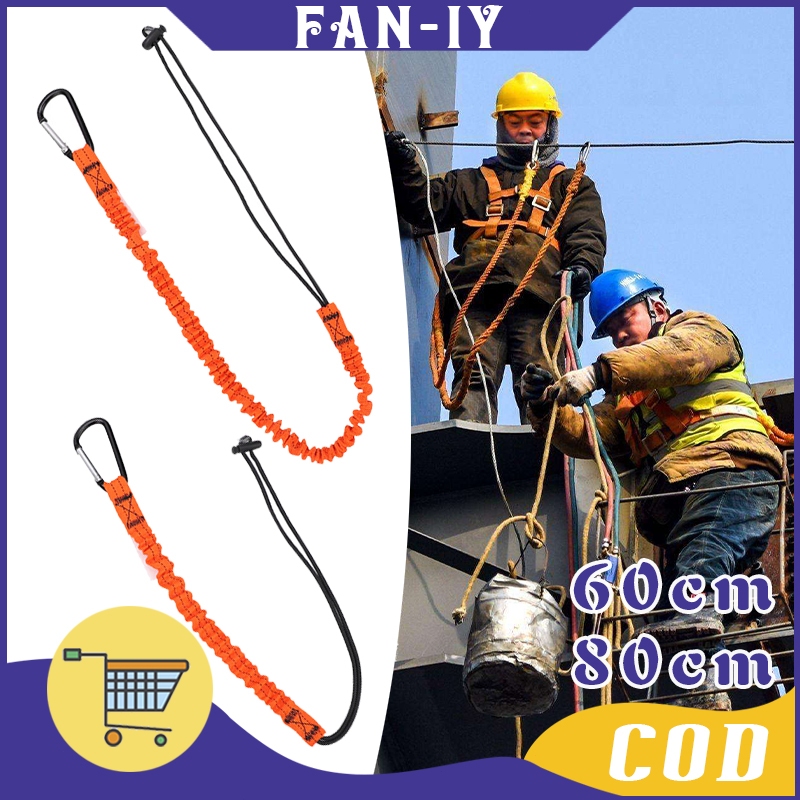 Jual 60cm 80cm Tali Safety Lanyard Adjustable Lanyard Tool Tali ...