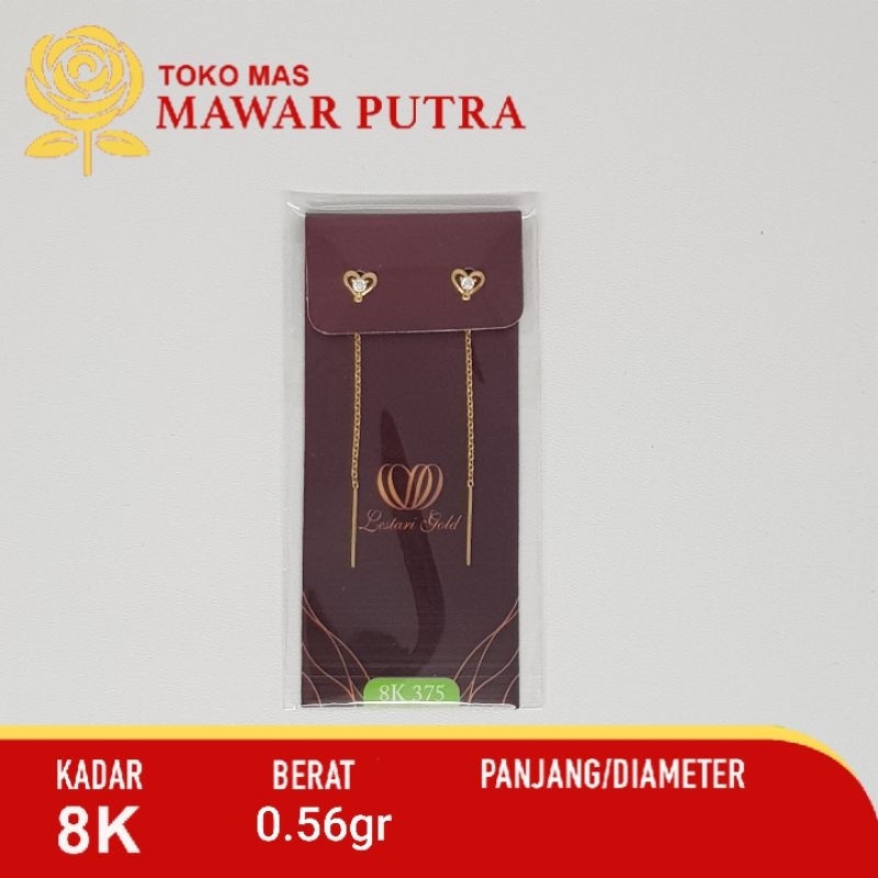 Jual Anting tusuk Lestari Gold 8K 375 | Shopee Indonesia