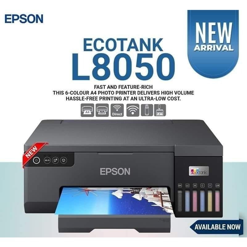 Jual Printer Epson L8050 A4 photo printing, print on PVC ID card, CD/DVD | Shopee Indonesia