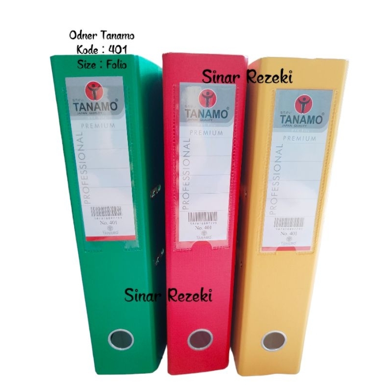 Jual 1 buah!! Ordner tanamo 401 folio/odner warna/penyimpan file/ordner ...
