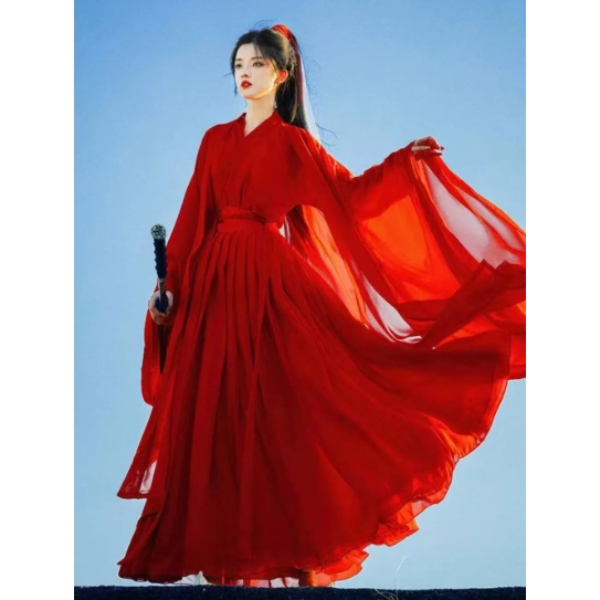 Jual Traditional Chinese folk dance costumes, Hanfu women's clothing ...