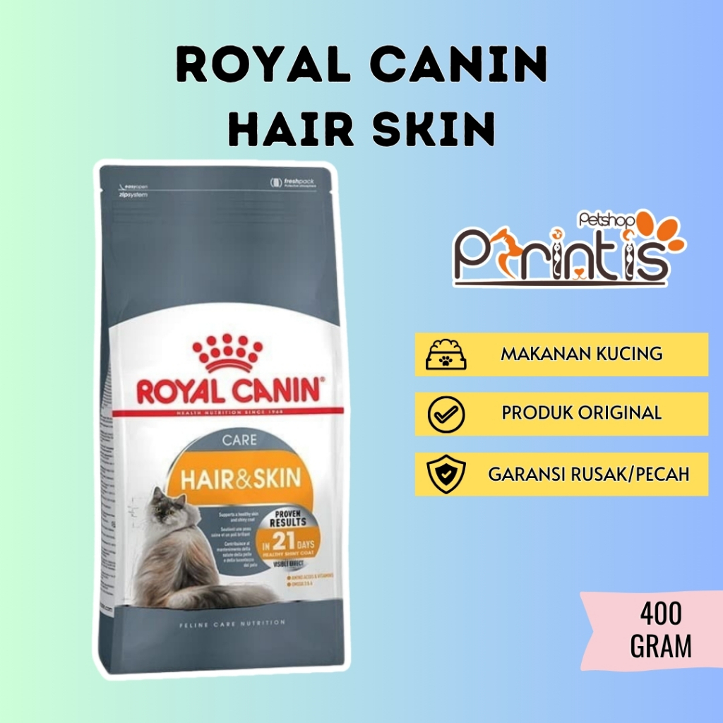 Jual Makanan Kering Kucing Dewasa Royal Canin Adult Hair and Skin Cat ...