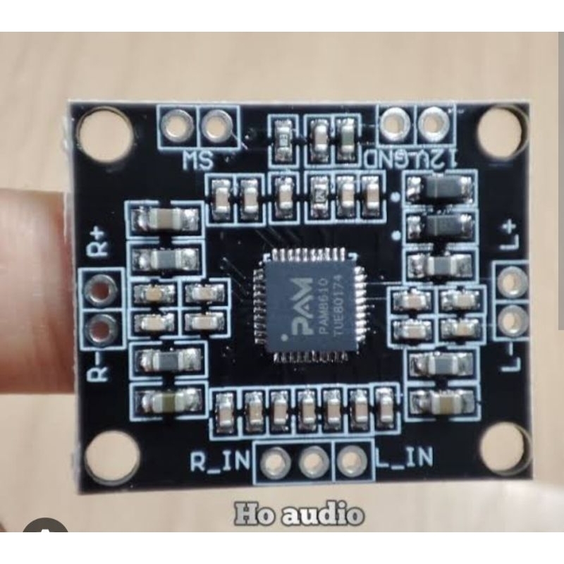 Jual Kit Power Mini Amplifier PAM 8610 15 Watt x 2 Daya Tegangan 12 ...