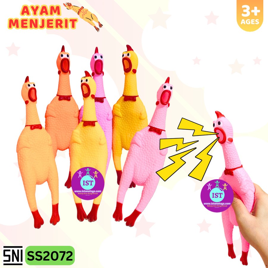 Jual COM Mainan Chicken Ayam Potong Menjerit Besar SS2072 | Shopee ...