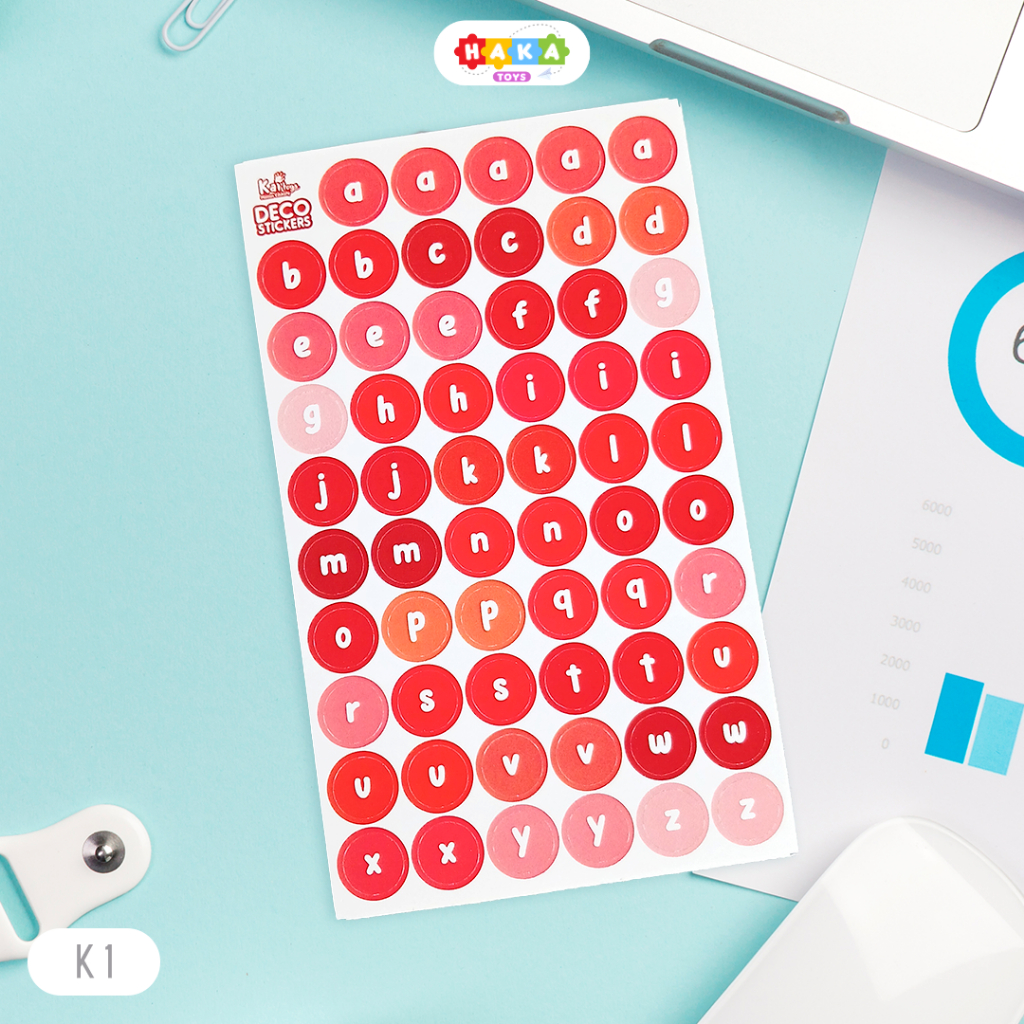 Jual Sticker Deco Huruf / Letter Sticker Tumblr Dekorasi DIY Scrapbook ...