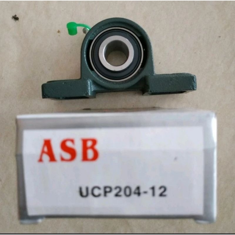 Jual Laher Laker Bearing Duduk Pillow Block UCP 204-12 19mm ASB | Shopee Indonesia