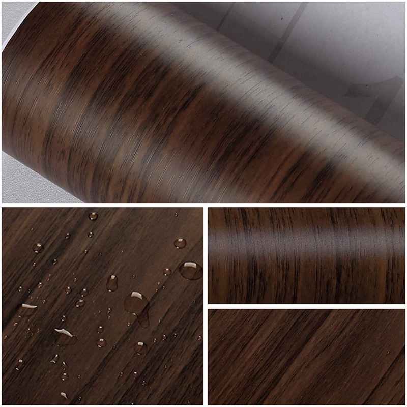 Jual Wallpaper Dekorasi Dinding Sticker Dinding Motif Kayu Serat
