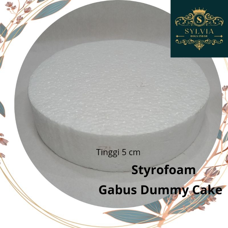Jual GDC D205 Gabus Dummy Cake Styrofoam D : 20 cm T : 5 cm | Shopee ...