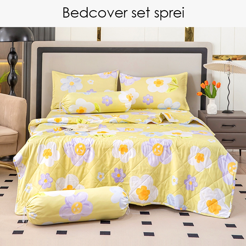 Jual BedCover Selimut Set Kamar Tidur Sprei, Sarung Bantal, & Sarung ...