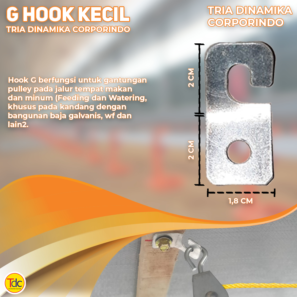 Jual G-Hook Nipple/Hook/Gantungan/Pengait/Tirai/Terpal/Hanging Plate ...