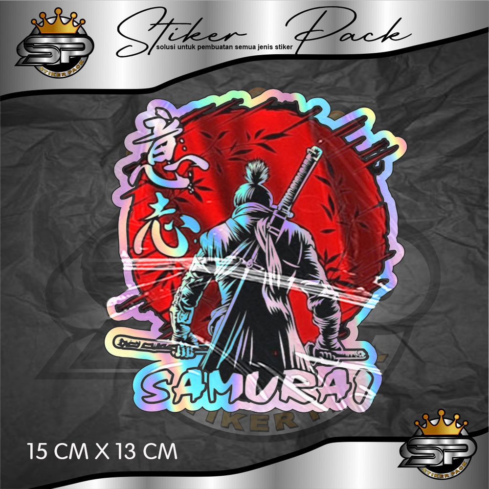 Jual STIKER SAMURAI STIKER PRINTING KEREN STIKER SAMURAI JEPANG ...
