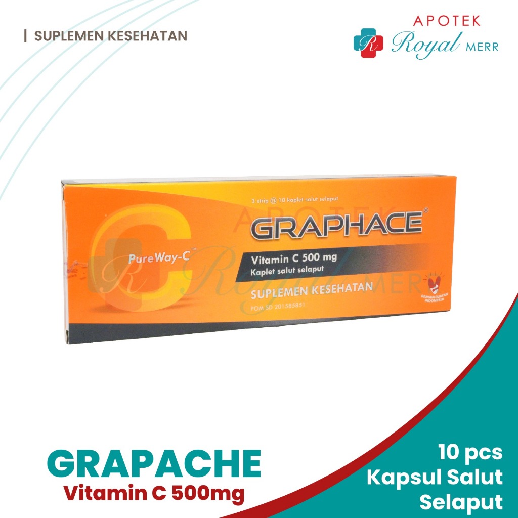 Jual GRAPHACE STRIP ISI 10 TABLET Untuk Memelihara Daya Tahan Tubuh ...