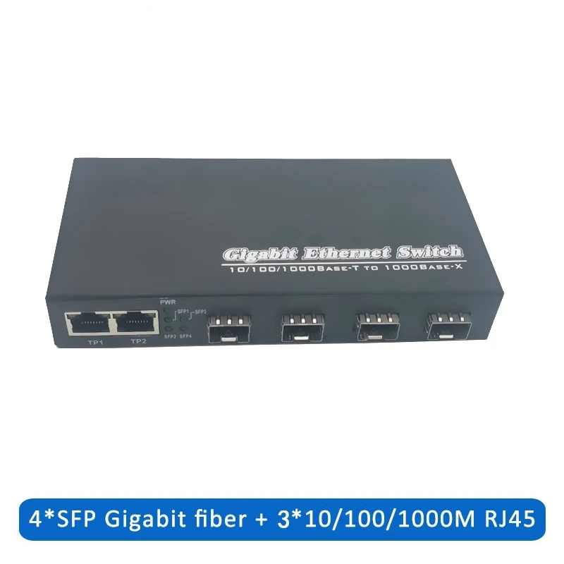 Jual Gigabit Ethernet switch Fiber Optical Media Converter fiber switch ...
