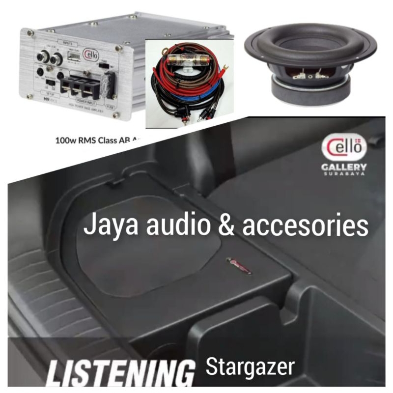 Jual Subwoofer PNP Box Cello 6inch W6E Plus Power M9mkll Hyundai ...
