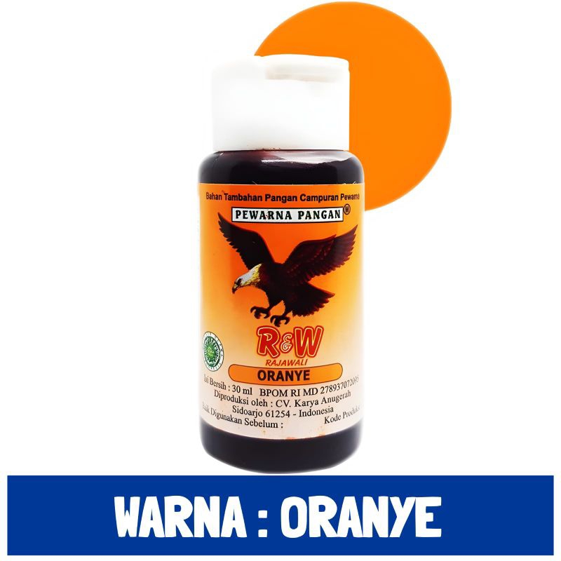 Jual Pewarna Makanan Minuman Rajawali R&W RW 30ML | Shopee Indonesia