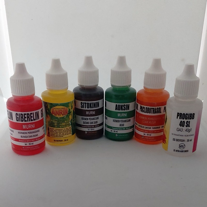 Jual Auksin Giberelin Sitokinin Anrin Pacloblutrazol Progibb 30ml ZPT ...