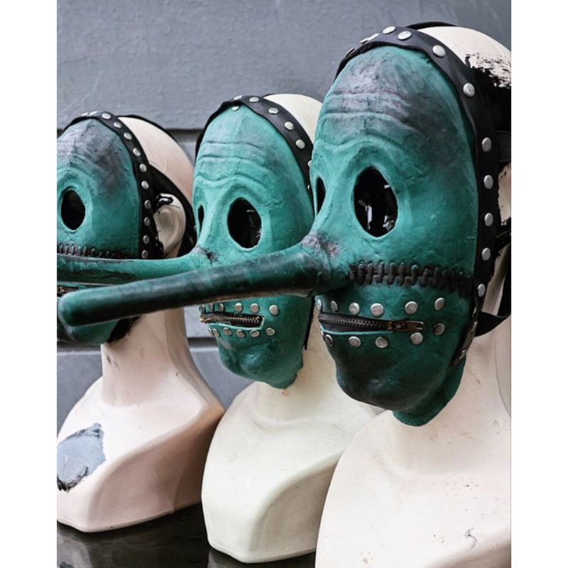 Jual Topeng Chris Fehn hijau Slipknot mask ada Mick thomson James root ...