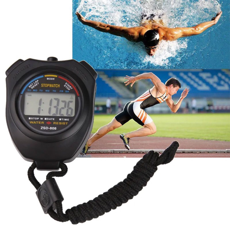 Jual Stopwatch Digital Profesional LCD Dengan Strap - ZSD - 808 ...
