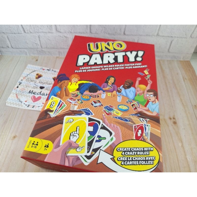 Jual UNO PARTY! mainan kartu UNO Original Mattel Games | Shopee Indonesia