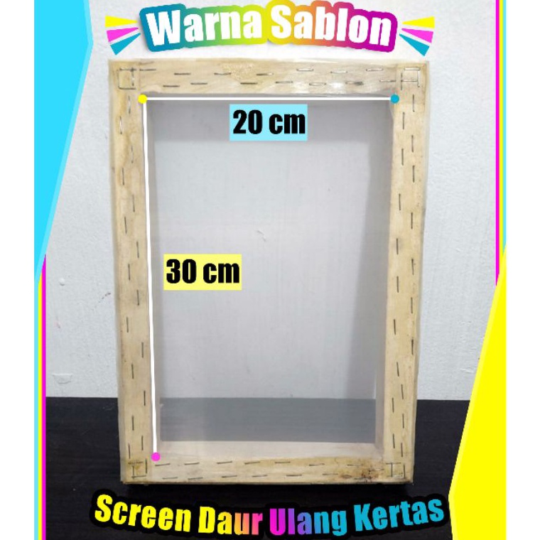 Jual Klik Pesan Frame screen daur ulang kertas/bubur kertas | Shopee ...