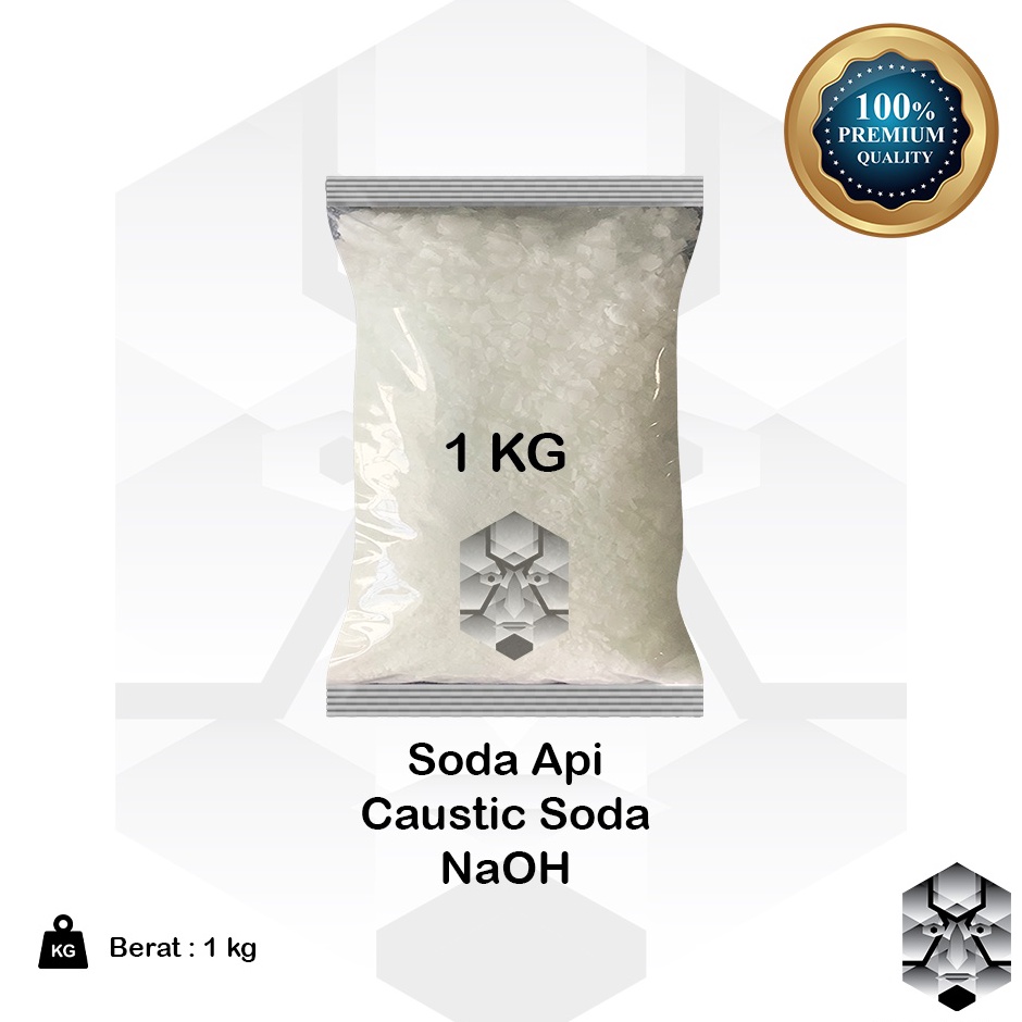 Jual Elegant Soda Api 1kg/Caustic Soda 1kg/NaOH 1kg/ Soda Api Kiloan ...
