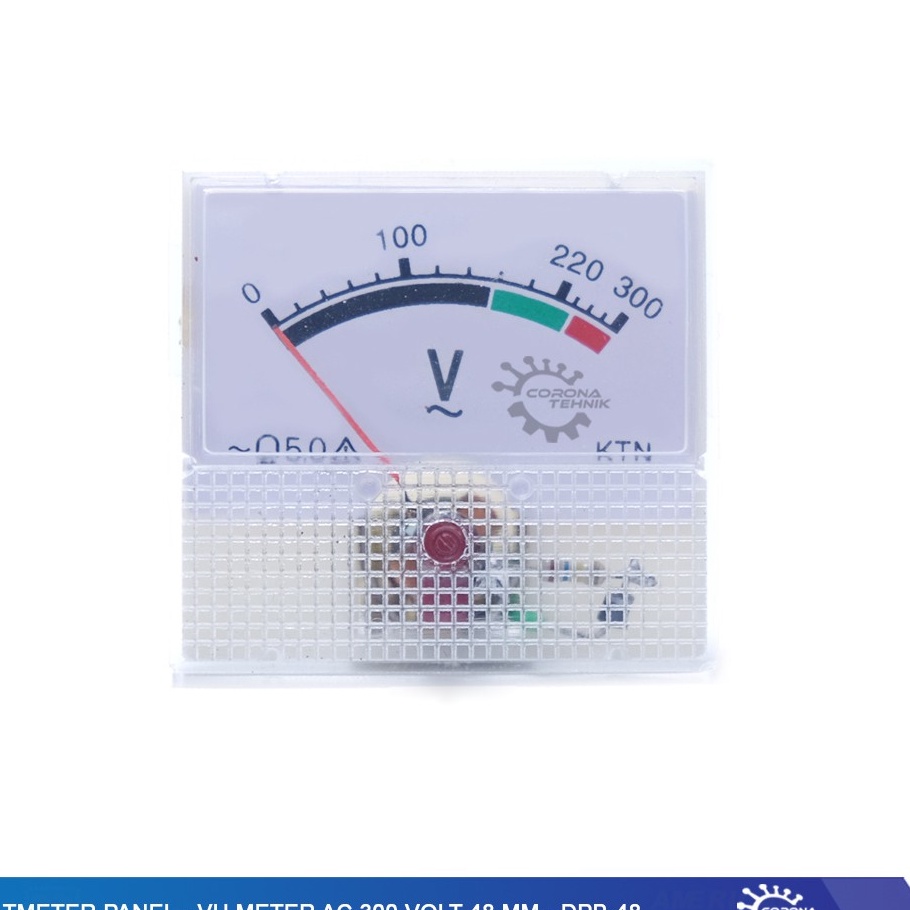 Jual Super Promo DPB-48 - Voltmeter Panel - VU Meter AC 300 Volt 48 mm Model Terkini | Shopee ...