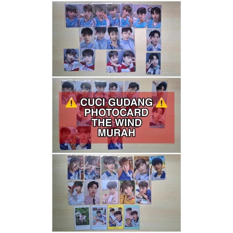 Jual [CUCI GUDANG] Photocard OFFICIAL PC Poca The Wind Album dan fansign Jaewon Heesoo Thanatorn ...