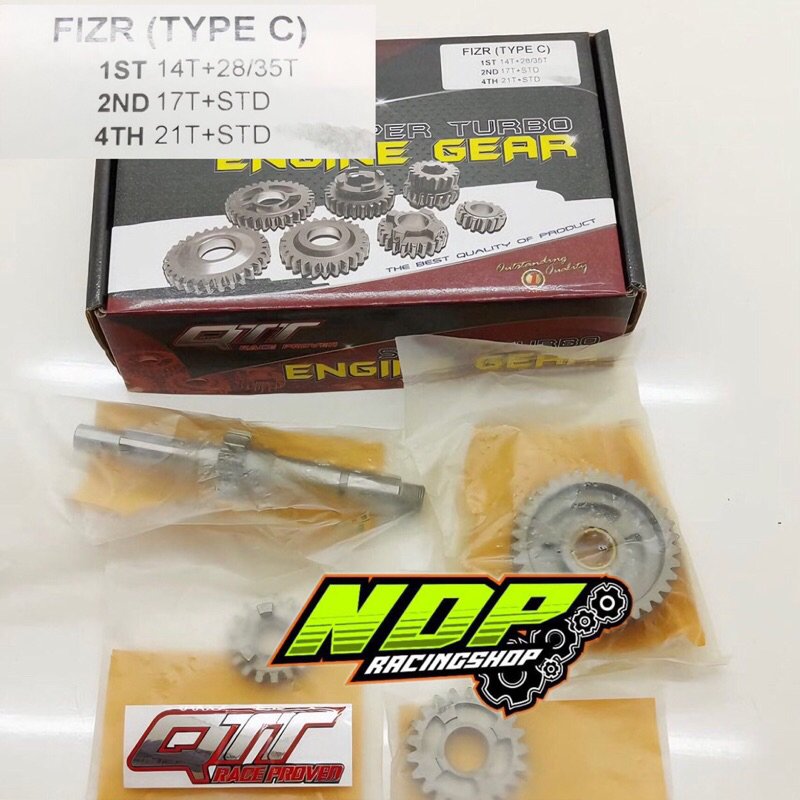 Jual Rasio gear box qtt Fiz R type A B C D | Shopee Indonesia