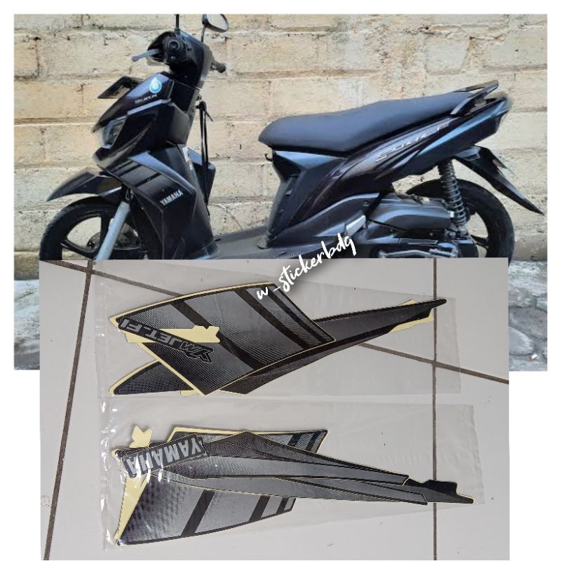 Jual Striping Stiker Yamaha Soul GT 2012 Hitam | Shopee Indonesia