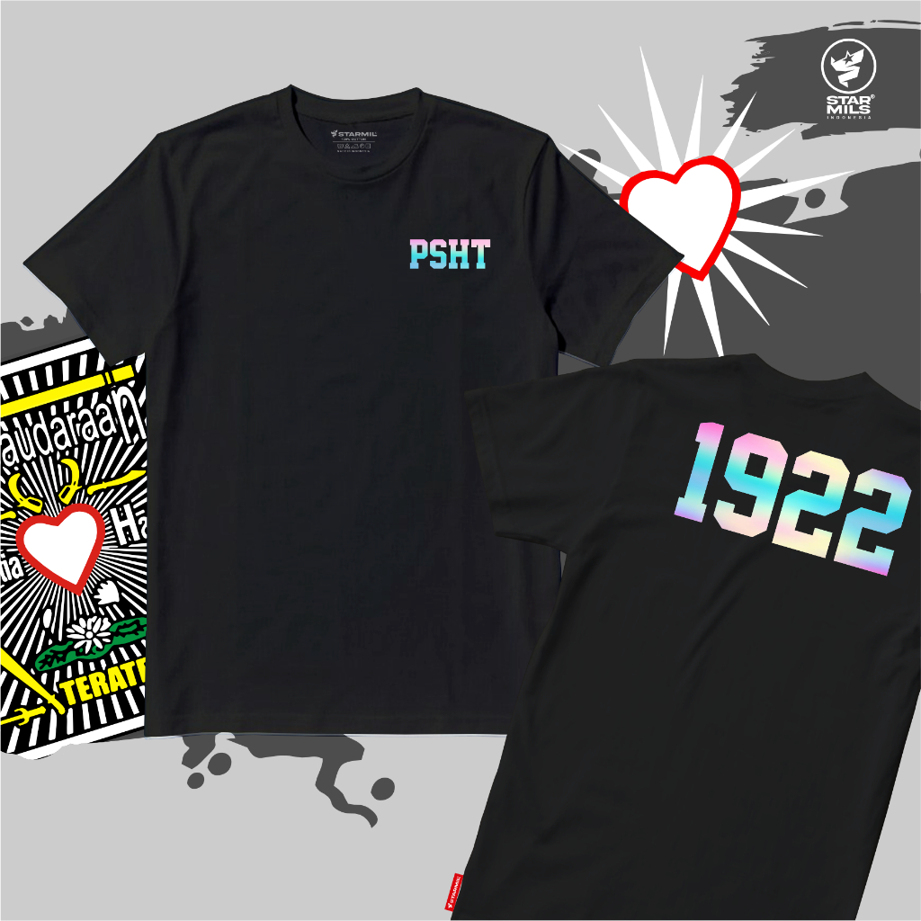 Jual Kaos PSHT TERATE 1922 Reflektif Setia Hati Terate Fighter Silat ...