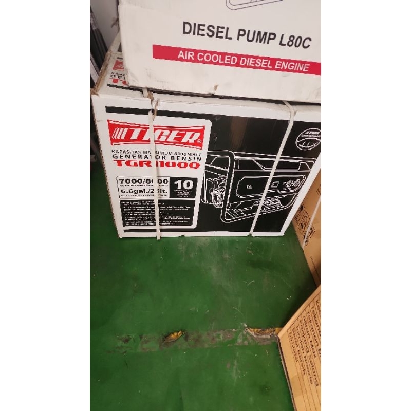 Jual Genset 10 kva Tiger Super Power 8000 watt | Shopee Indonesia