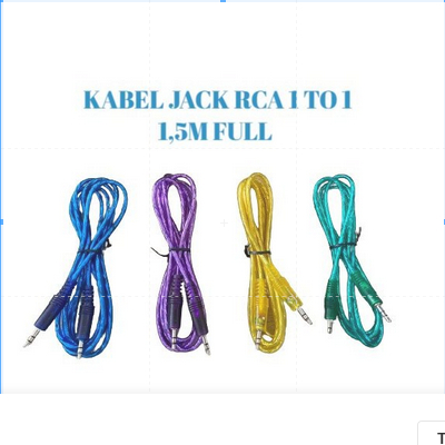 Jual KABEL RCA TRANSFARAN 1 TO 1 LONGWAY 1,5M FULL | Shopee Indonesia