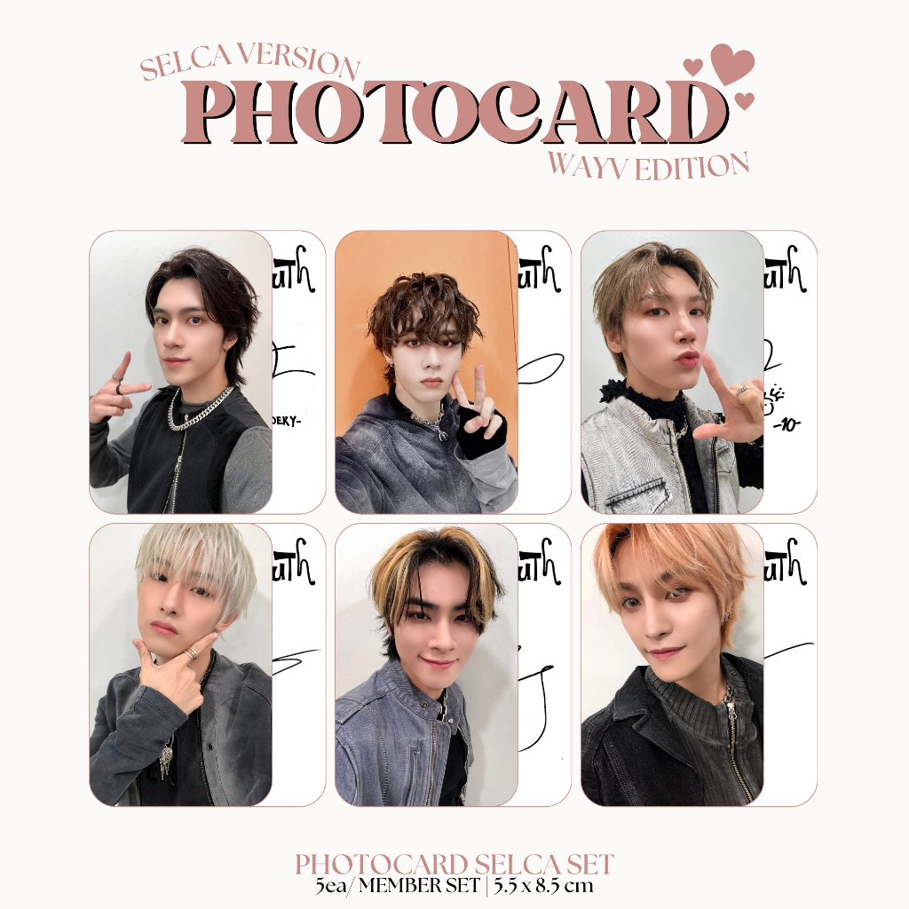 Jual PHOTOCARD WAYV SELCA ON MY YOUTH 2SISI (ISI 5 PCS + LAMINASI 2 SISI) TANDA TANGAN TTD KPOP ...