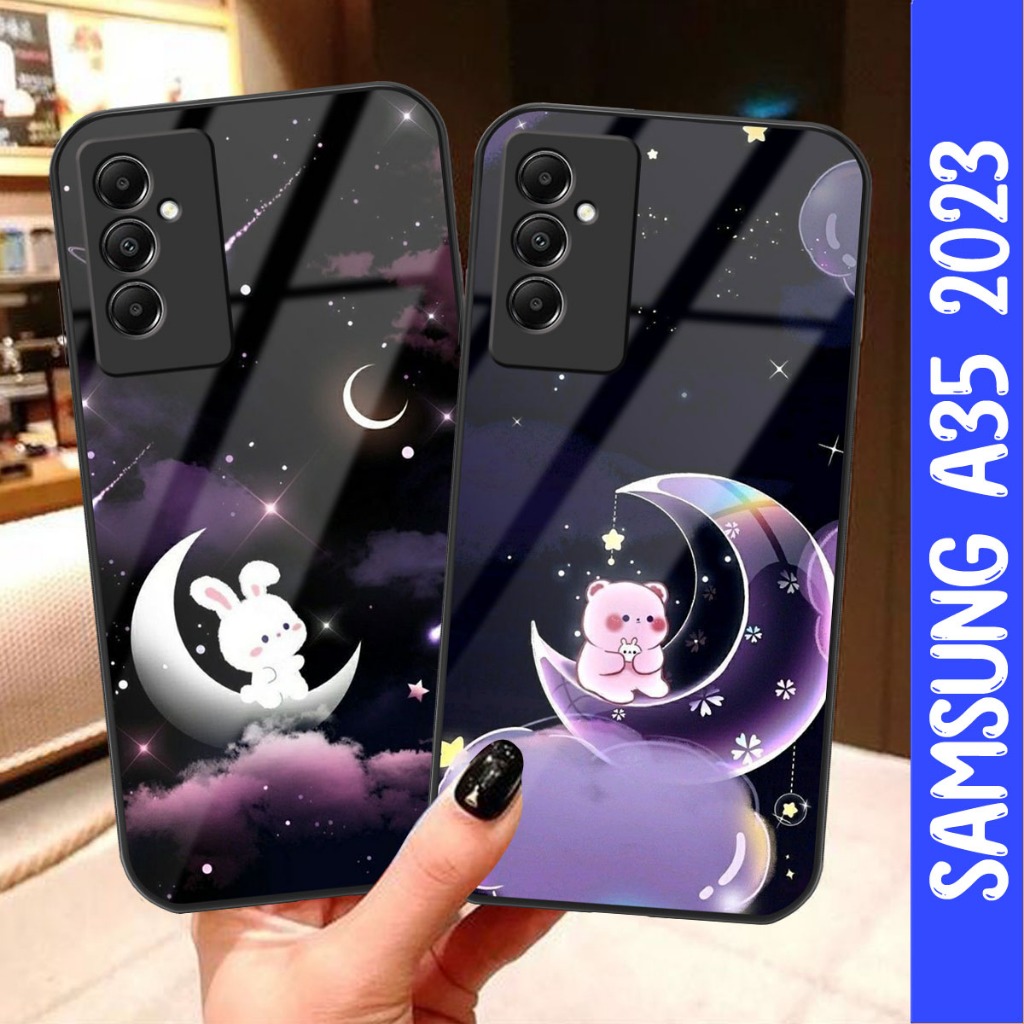 Jual Softcase Kaca Samsung A35 2023 Terbaru Casing Handphone [MG08 ...
