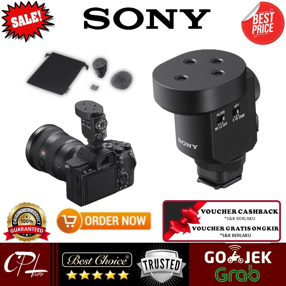 Jual Sony ECM-M1 Compact Camera-Mount Digital Shotgun Microphone ...
