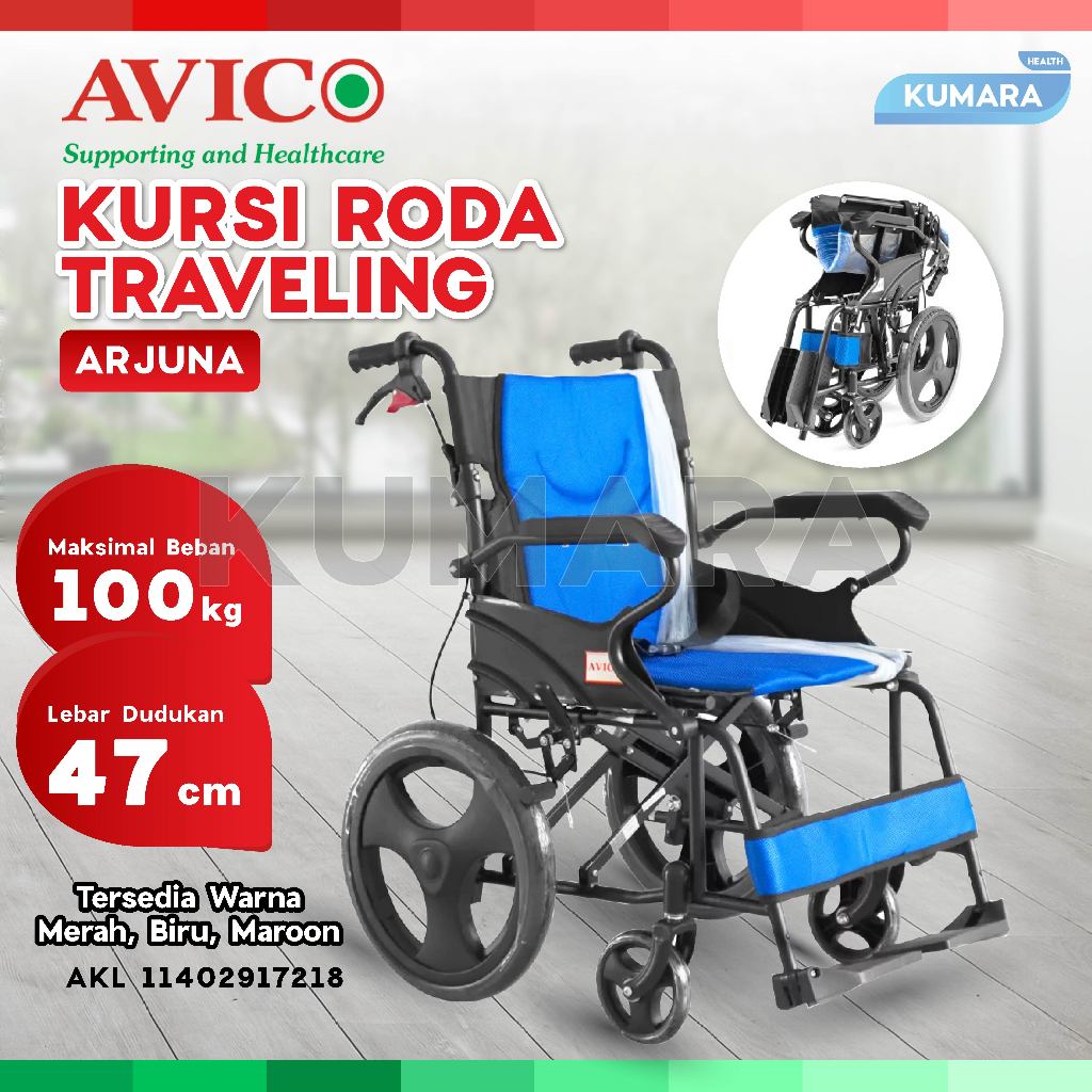 Jual AVICO - Kursi Roda Traveling 871 Arjuna | Shopee Indonesia