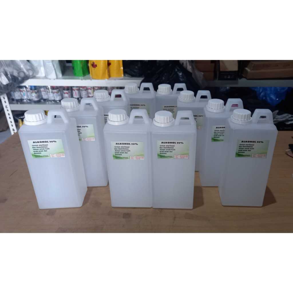 Jual alkohol 70% 1 liter Alkohol 70 persen / Alcohol 70% / Sterilisasi ...